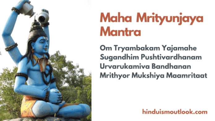 Maha Mrityunjaya Mantra Lyrics in English with Meaning- Om Tryambakam ...